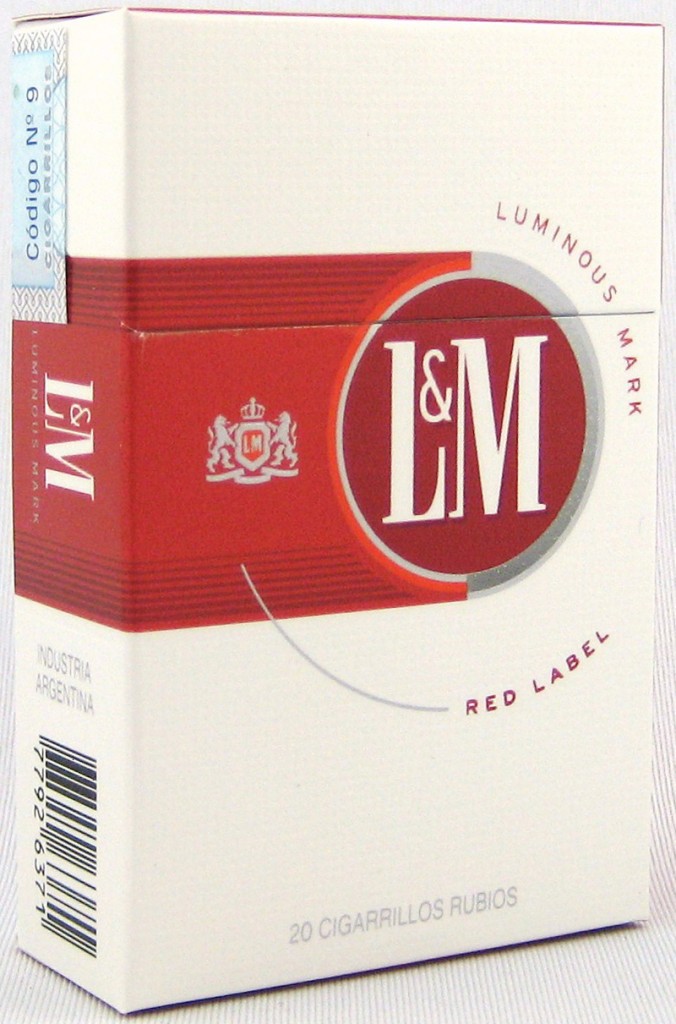 L & M Red Label (Argentina Sept 2008) – Right side angle | Tobacco ...