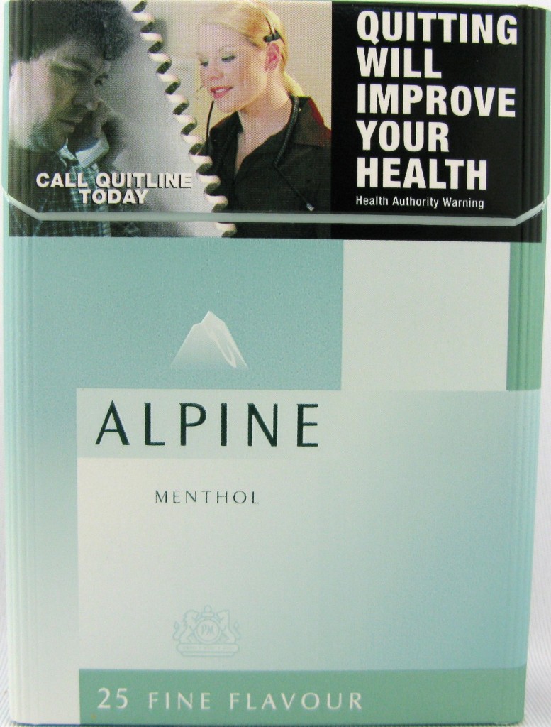 Alpine Fine Flavour (Australia Feb 2009) | Tobacco Labelling Regulations