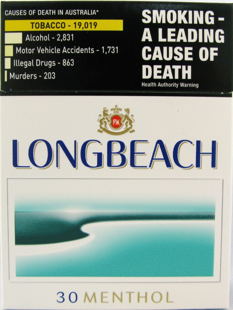 Longbeach Menthol (Australia Feb 2009) | Tobacco Labelling Regulations
